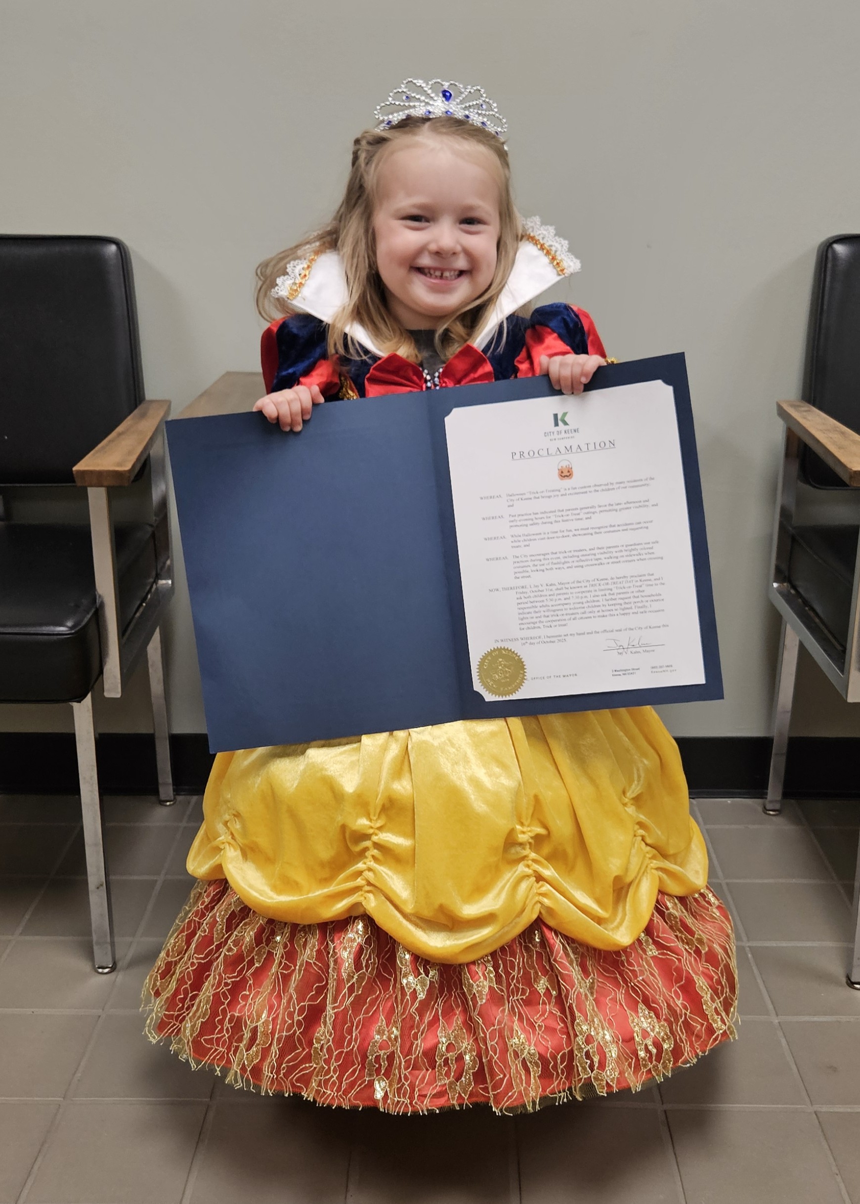 Trick-or-Treat Proclamation- October 16, 2025 - City of Keene